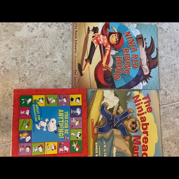 Peanuts | Other | Lot Of Peanuts Ninja Childrens Books | Poshmark